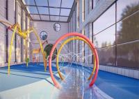 China Corlorful Kids Splash Adventure Water Park Floor Plan 100SQm for sale