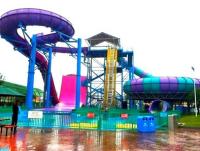 China GS TUV Custom Water Slides Space Bowl Slide Amusement Park Equipment for sale