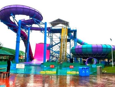 China GS TUV Custom Water Slides Space Bowl Slide Amusement Park Equipment for sale