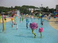 China Water Spray Park Equipment With Water Pumping Machine in Aqua Park for sale