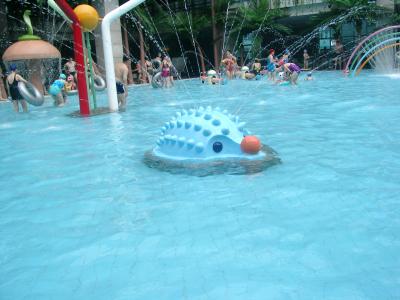 China Fiberglass Hedgehog Water Play Sprinkler Spray For Amusement Park for sale