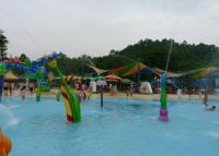 China Outdoor Colorful Kids Aqua Park Playground With Fiberglass Spray Entertainment Equipment for sale