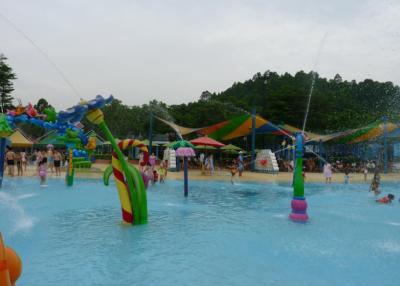 China Outdoor Colorful Kids Aqua Park Playground With Fiberglass Spray Entertainment Equipment for sale