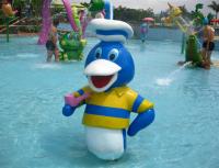 China Donald Duck Customized Spray Aqua Play Water Game Fiberglass Water Park Equipment for sale