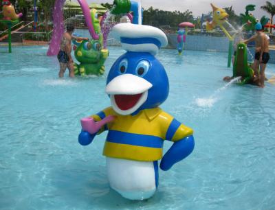 China Donald Duck Customized Spray Aqua Play Water Game Fiberglass Water Park Equipment for sale