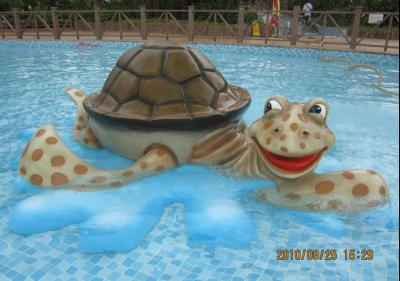 China Fiberglass Water Playground Turtle Water Spray for Spray Park Equipment for sale