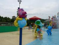 China Children Colorful Water Play Area Piggy Spray Fiberglass Equipment for sale