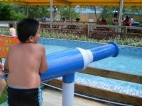 China Adults Fiberglass Water Gun Game, Customized Aqua Park Equipment For Holiday Resort for sale