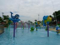 China Aqua Kids Water Playground Spray Aqua Park Equipment Splash Fish And Shark for sale
