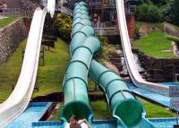 China Eco - Friendly Custom Water Slides Funny Amusement Tube Slide 12m Heigth for sale