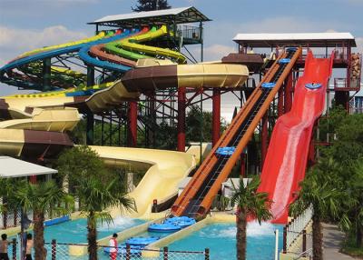 China Adults / Kids Fun Space Bowl Water Slide 16m Height 1 Year Warranty for sale