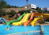 China Hotel Resort Water Park Slide Fiberglass Water slide Aqua Theme Park Equipment for sale