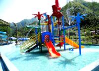 China Fiberglass Kids Water House Playground Inside Water Parks With Pump for sale