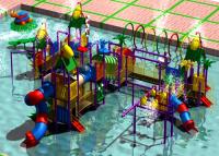 China Custom Water Park Construction , Fiberglass Kids Playground Equipment Slide for sale