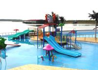 China Professional Kids Commercial Playground Equipment Structures With Slide / Climb Net for sale