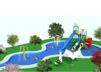 China Big Customized Slide Water Park Construction Project Children Playground for sale
