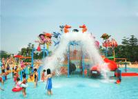 China Commercial Outdoor Water Park Construction Fiberglass Children Aqua Park Equipment for sale