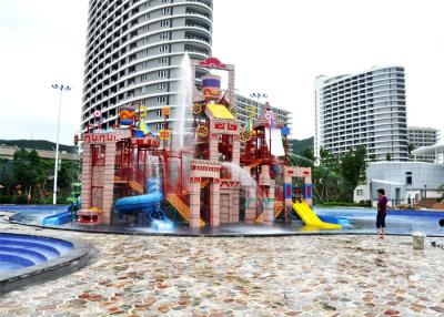 China Big Steel Aquatic Play Structures Water House For Amusement Park for sale
