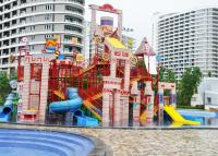 China Big Steel Aquatic Play Structures Water House For Amusement Park for sale
