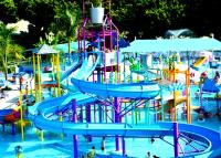 China Custom Interactive Water House Water Fiberglass Slide for sale