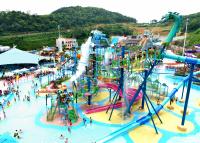 China Custom Interactive Water House Water Fiberglass Slide for sale