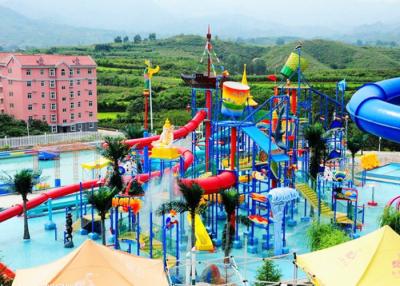 China Children Water Aqua Playground , Customized Fiberglass Water Slide for sale