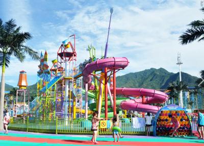 China 1 Year Warranty Aqua Playground Children / Adults Equipment Water Slide for sale