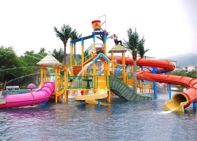 China Summer Outdoor Children Water Playground Games Fiberglass Equipment for sale