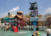 China Medium Aqua Playground Water House , Commercial Water Park Equipment With Slide for sale