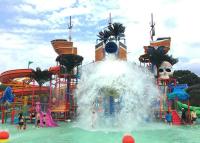 China Giant Water Park Playground Fiberglass Slide Equipment Area For Theme Park for sale