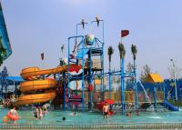 China Gigantic Aqua Playground Water House Fiberglass Amusement Park Equipment for sale