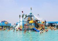 China Gigantic Aqua Playground Water House Fiberglass Amusement Park Equipment for sale