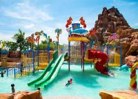 China Commercial Safe Aqua Park Equipment Fiberglass Playground Slide for sale