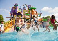 China Commercial Safe Aqua Park Equipment Fiberglass Playground Slide for sale