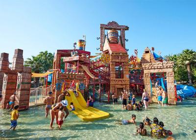 China Commercial Safe Aqua Park Equipment Fiberglass Playground Slide for sale