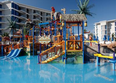 China Colorful Outdoor Aquatic Play Equipment 12m Height Fiberglass Slide for sale
