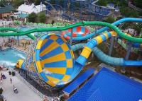 China Anti - Fade Big Tornado Vortex Water Slide Corrosion Resistance Fiberglass for sale