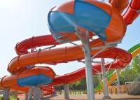 China Hotel And Resort Fiberglass High Speed Water Slide for sale