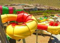 China Giant Spiral Water Park Slide , Custom Pool Slides For Kids / Adults for sale
