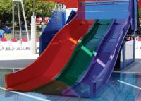 China Fiberglass Spiral Water Slide , Hotle Water Playground Classic Water Slides for sale