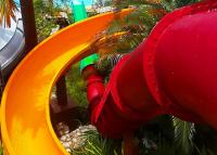 China 1 Rider / Time Combination Pool Fiberglass Water Slide for sale