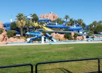 China Combined Spiral Tube Water Slide Water Fun Amusement Park Fiberglass Ground Slide for sale