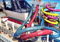 China Water Amusement Park Boomerang Water Slide Big Splash CE TUV ISO9001 Certificates for sale