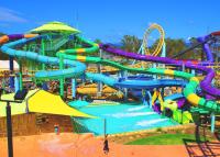China Amusement Park Outdoor Pool Fiberglass Water Slide for sale