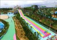 China Giant Water Park Slide , Youth / Adults Fiberglass Super Bowl Water Slide for sale