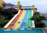 China Custom Racing Side By Side Water Slide for sale