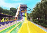 China Customized Body Water Slide Bright Color FRP Large Aqua Park Equipment for sale