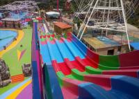 China Extreme Fiberglass Water Slide , Swimming Pools Whizzard Rainbow Water Slide for sale