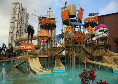 China ODM Anti Skid Aqua Playground Pirate Ship Slide for sale