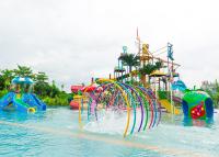 China Young Adult Fiberglass Aqua Playground Water Play Slide for sale